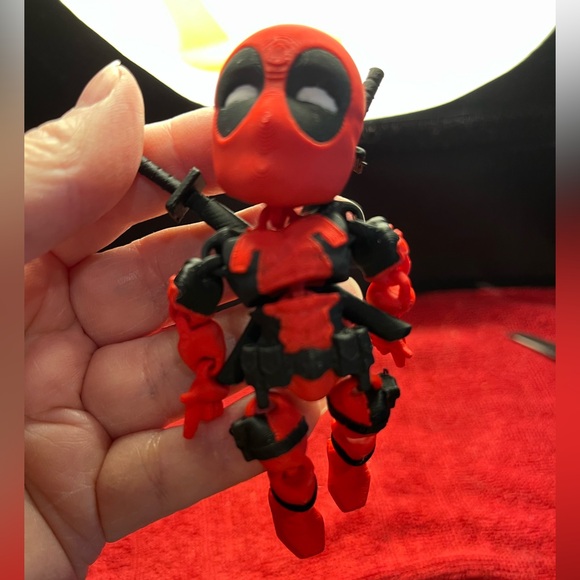 Toys | Deadpool 4 3dprinted Fidget Toy Fun Collectible Stress Re | Poshmark